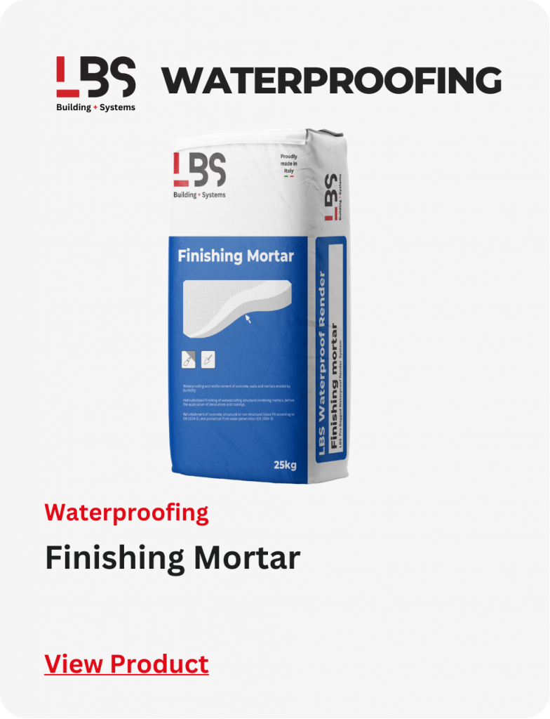 Waterproof Render/Screed System | LBS Waterproofing | Licata